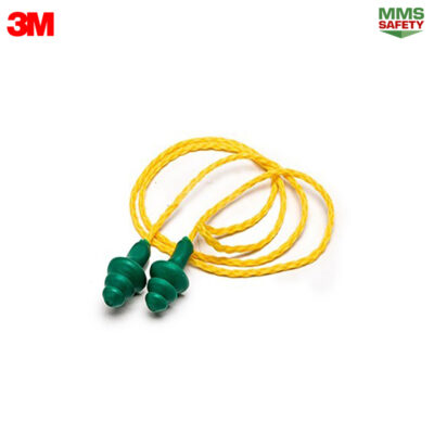 3M : -1270 ปลั๊กที่อุดหูลดเสียง (Earplug) สายพีวีซี (สายสีส้ม) – MMS