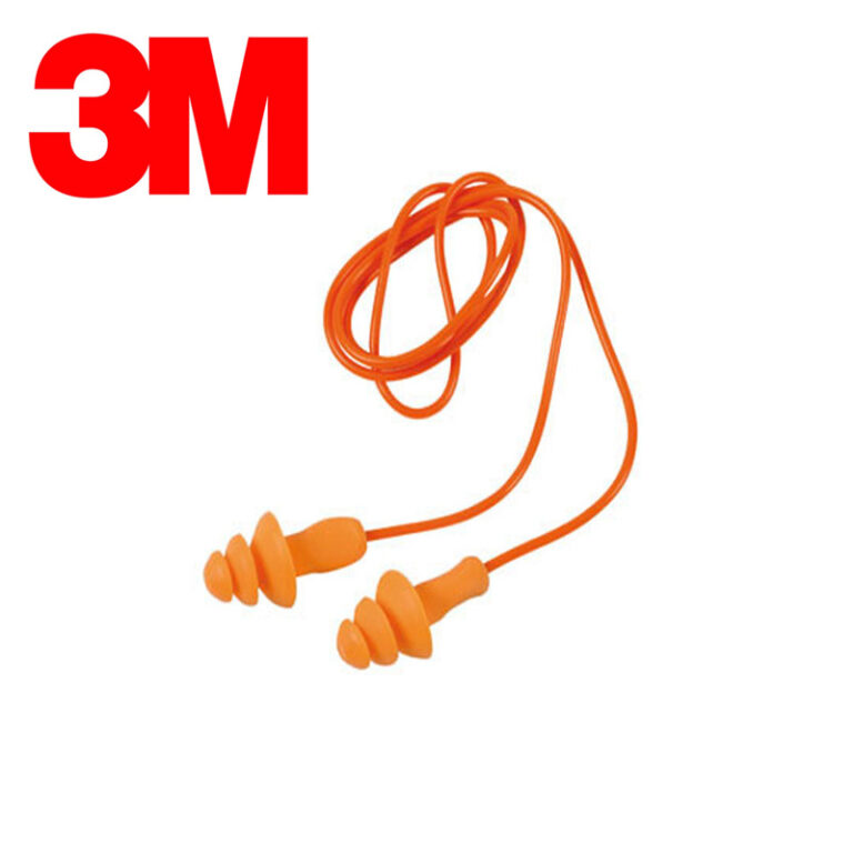 3M-1270 ปลั๊กที่อุดหูลดเสียง (Earplug) สายพีวีซี (สายสีส้ม) – MMS