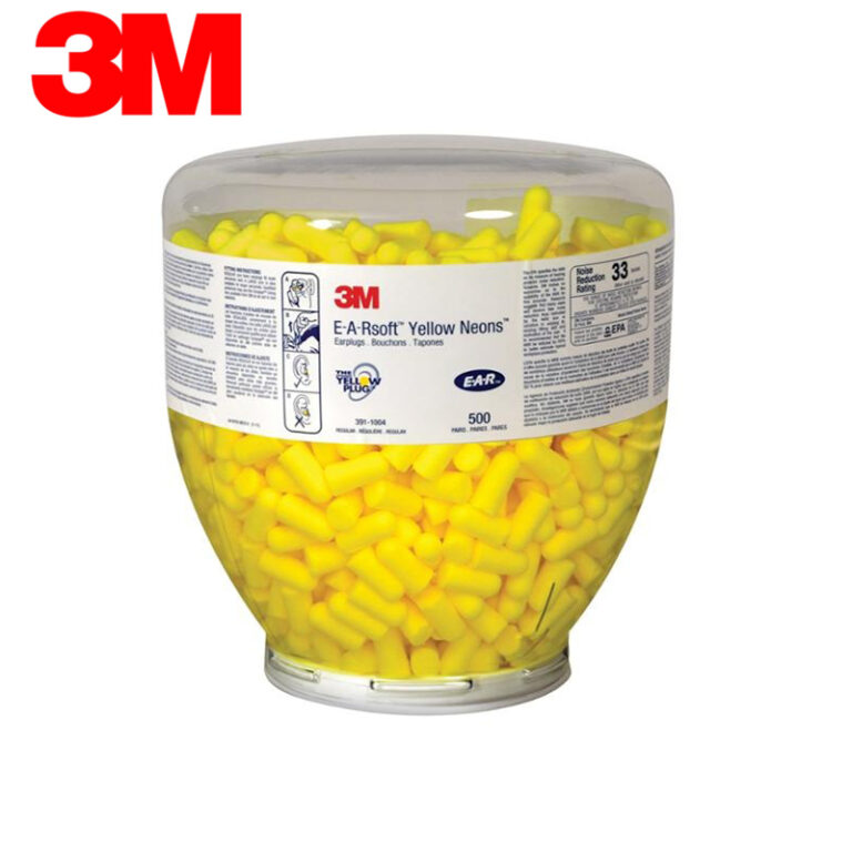 3M 311-1250 ปลั๊กอุดหูลดเสียง สีเหลืองมีสาย 200คู่/กล่อง – MMS