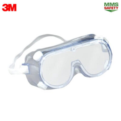 3M : 1621 แว่นตาป้องกันสารเคมี สายดำ – MMS