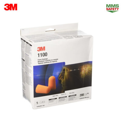 3M : -1270 ปลั๊กที่อุดหูลดเสียง (Earplug) สายพีวีซี (สายสีส้ม) – MMS
